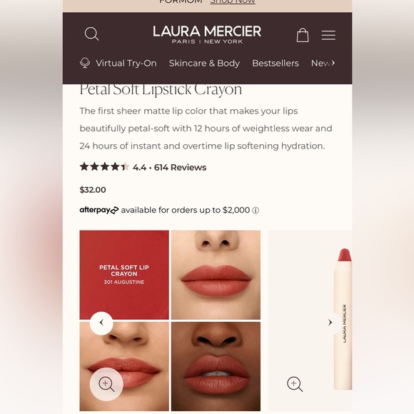 laura mercier | Makeup | Nwt Laura Mercier Augustine Petal Soft ...